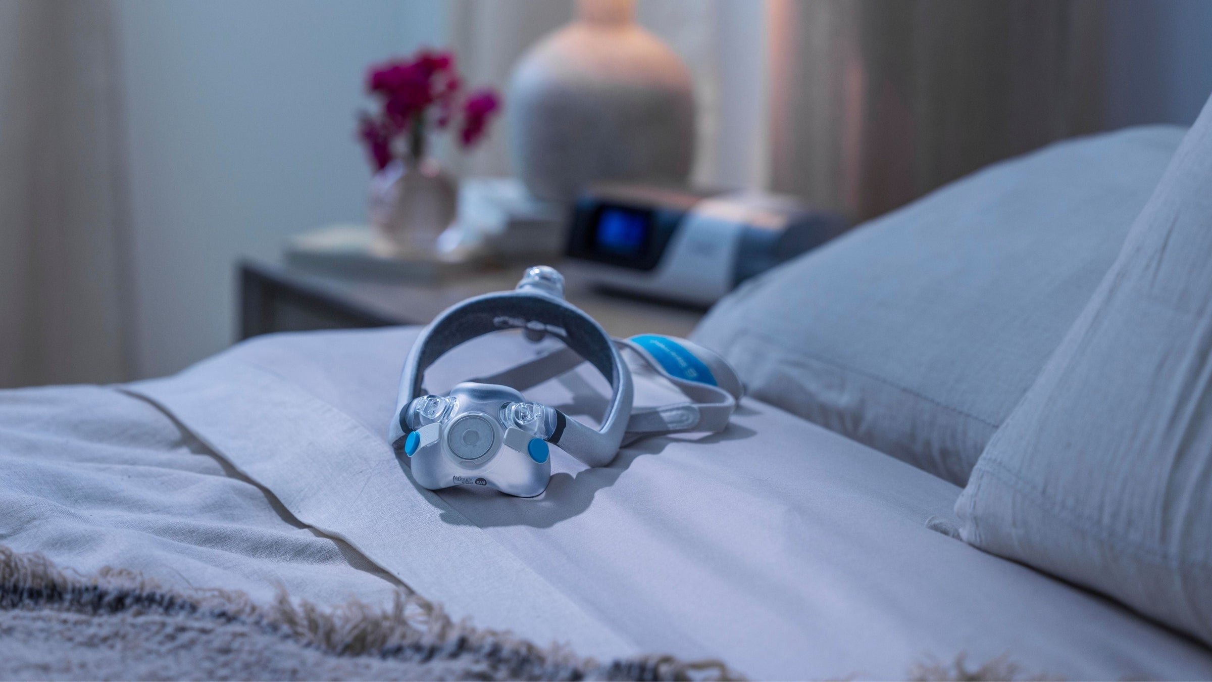 Resmed AirTouch F30i Full Face Mask, Headgear & Cushions | HelloSleep.ca